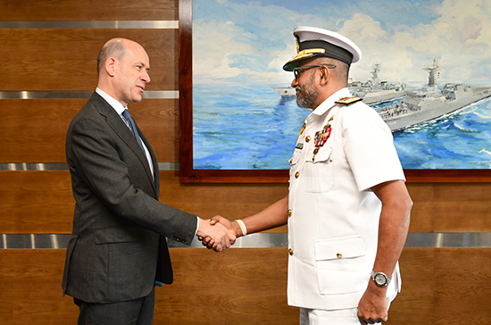 Ambassador of France to Sri Lanka meets with Commander of the Navy ...