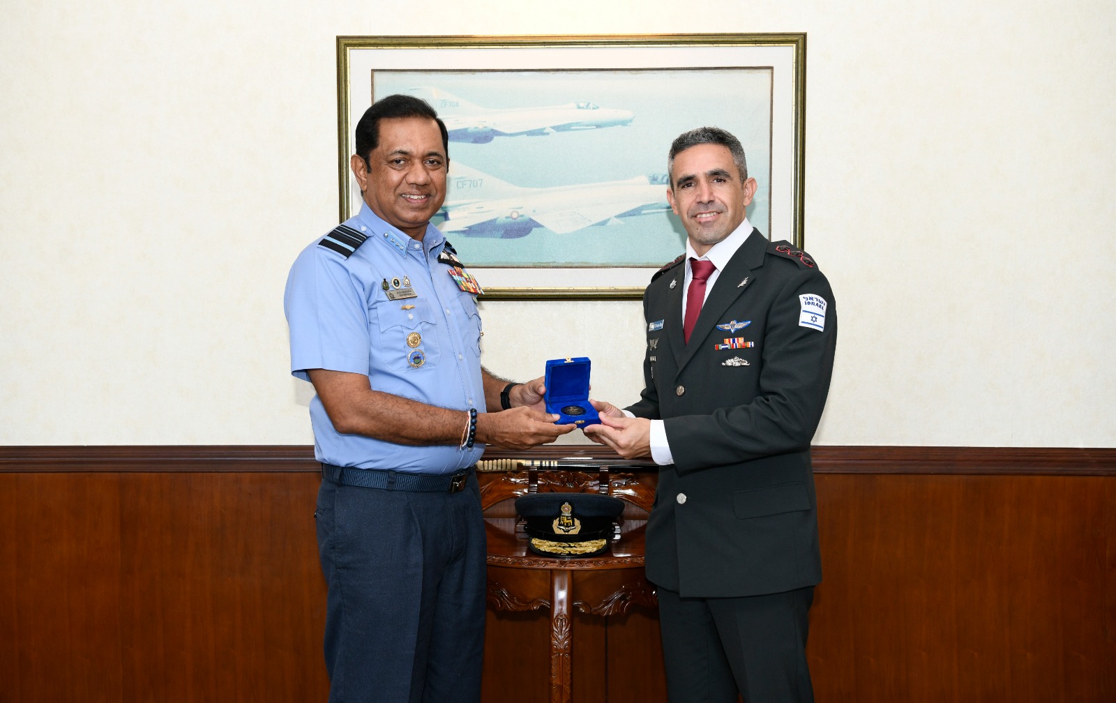 DEFENCE ATTACHÉ AT THE EMBASSY OF THE ISRAEL CALLS ON THE COMMANDER ...