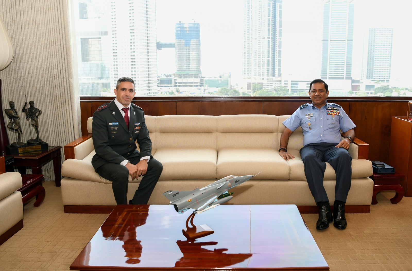 DEFENCE ATTACHÉ AT THE EMBASSY OF THE ISRAEL CALLS ON THE COMMANDER ...