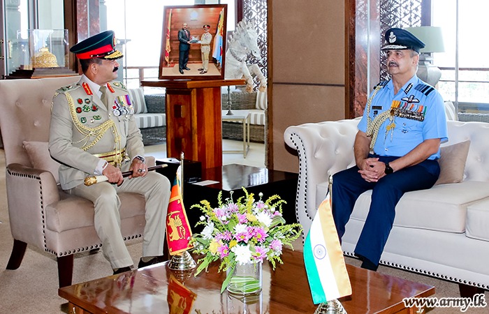 India’s Chief of the Air Staff Pays Courtesies to the Army Chief ...