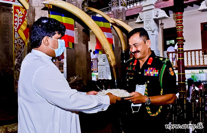 Sri Dalada Maligawa Ceremony Blesses Army's 74th Anniversary - Ceylon ...