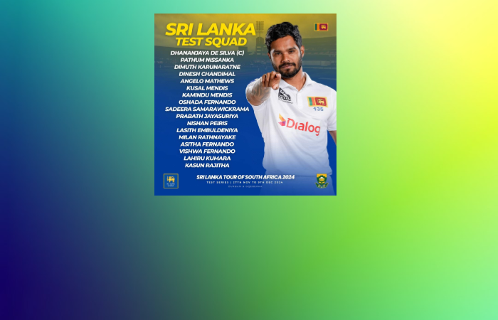 Sri Lanka Test Squad Named for South Africa Series 2024 - Ceylon Daily News